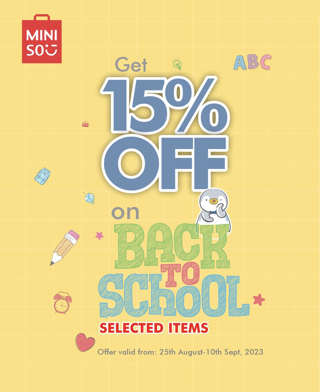 BACK TO SCHOOL SAVINGS AT MINISO - Circle Mall | Fast Growing Nigerian Mall